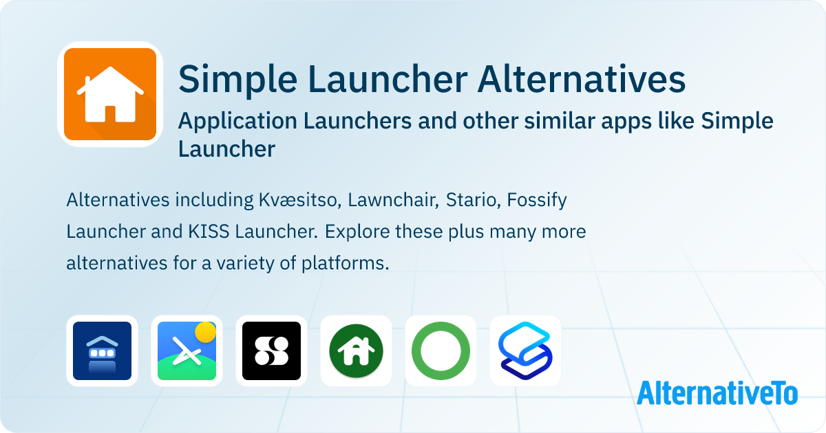 Simple Launcher Alternatives: Top 12 Application Launchers & Similar ...