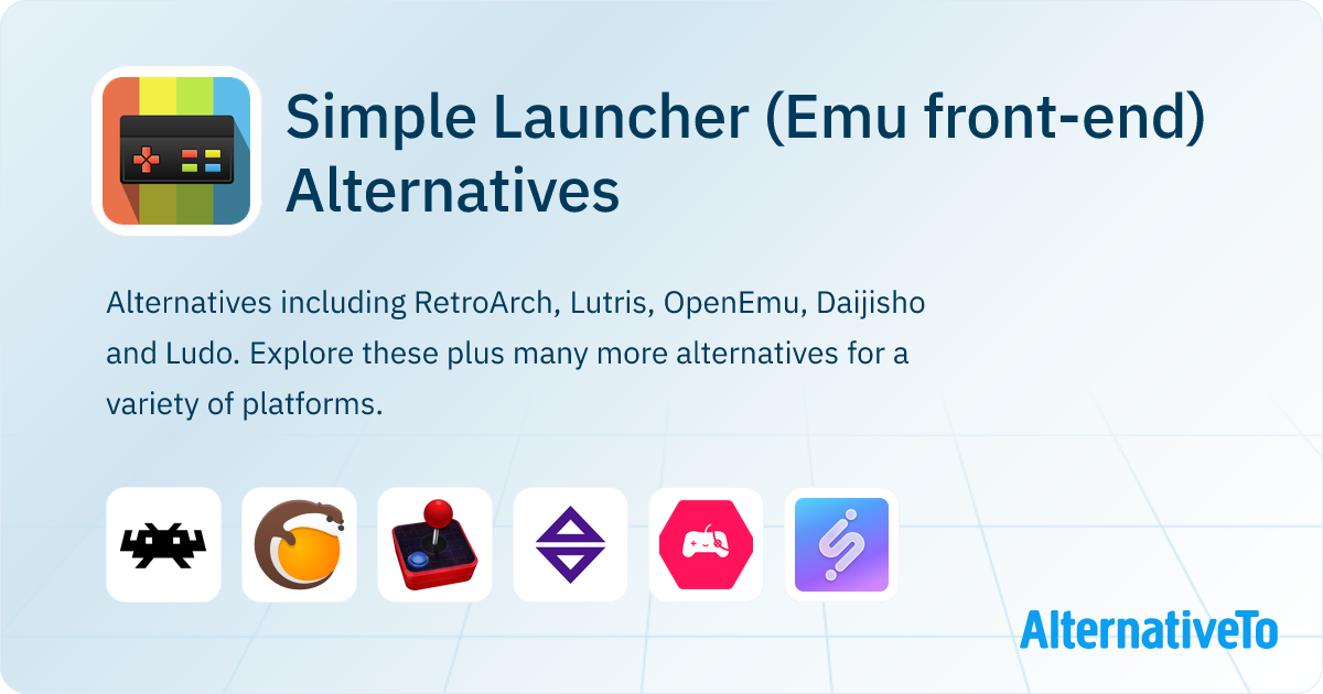 Simple Launcher (Emu front-end) Alternatives - Explore Similar Software ...