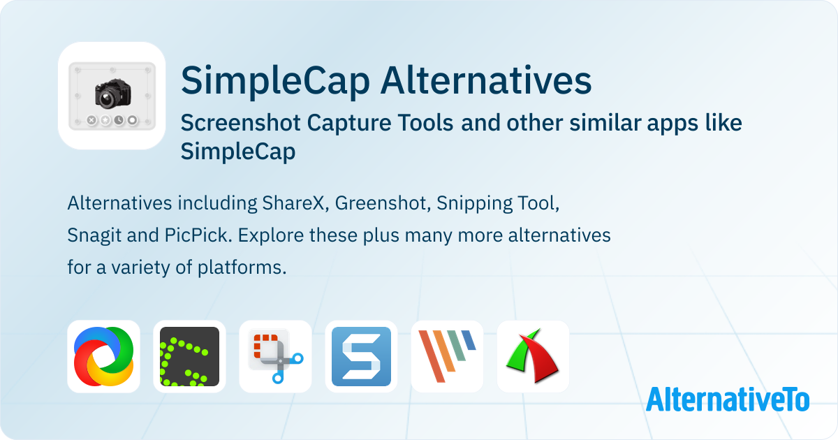 SimpleCap Alternatives: Top 12 Screenshot Capture Tools & Similar Apps ...