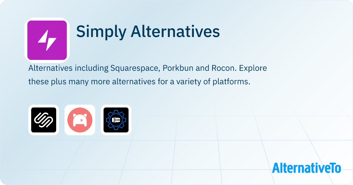 Simply Alternatives - Explore Similar Sites & Apps | AlternativeTo