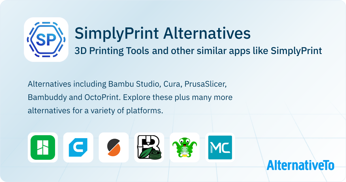 SimplyPrint Alternatives: Top 12 3D Printing Tools & Similar Apps ...