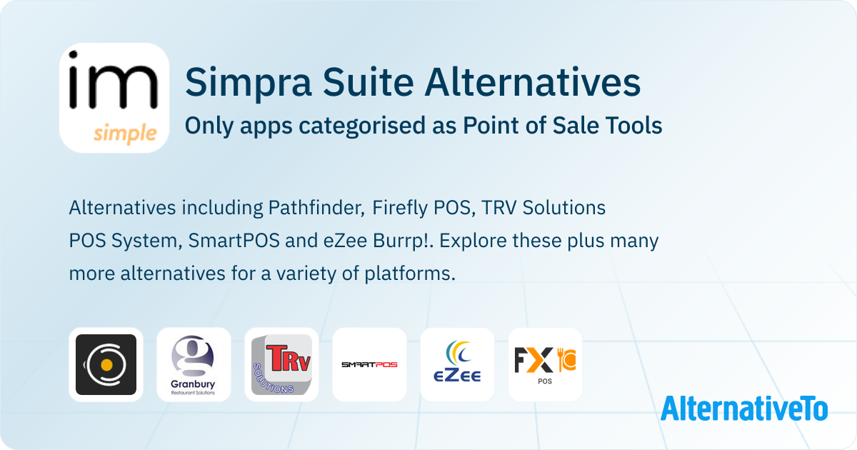 Simpra Suite Alternatives: Top 6 Point of Sale Tools | AlternativeTo