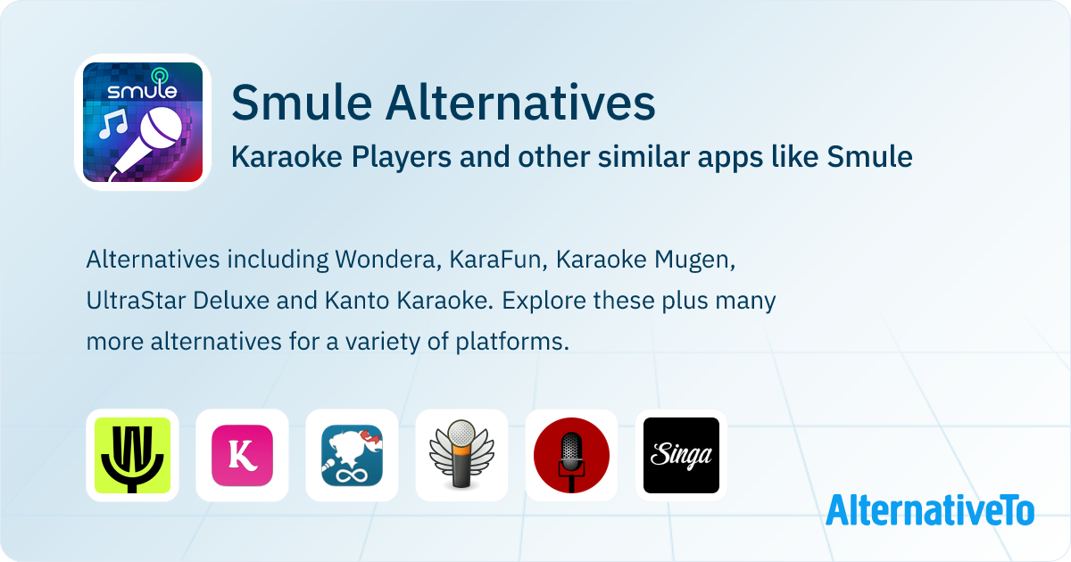 Smule Alternatives: Top 14 Karaoke Players & Similar Apps | AlternativeTo