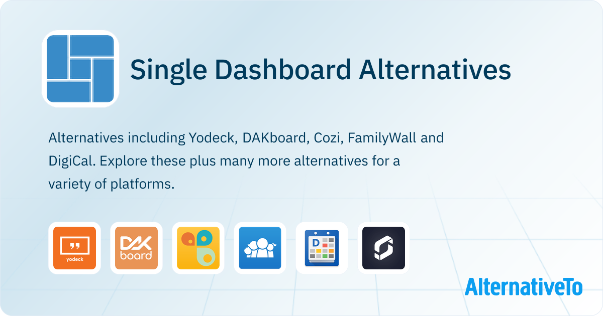 Single Dashboard Alternatives - Explore Similar Sites & Apps ...