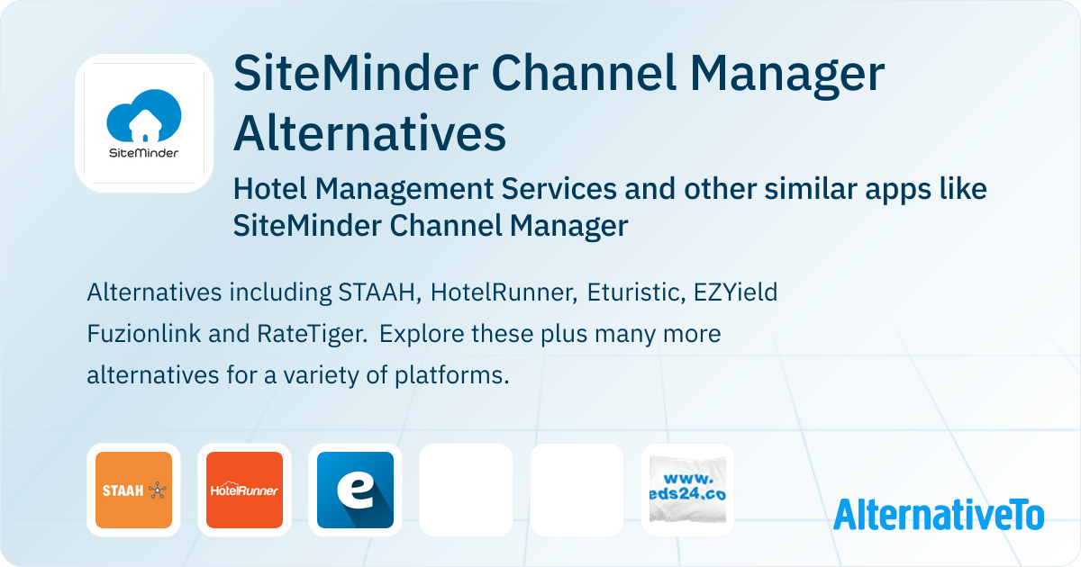 SiteMinder Channel Manager Alternatives: Top 12 Hotel Management ...