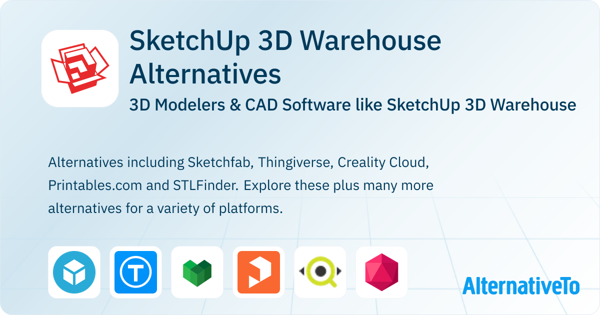 SketchUp 3D Warehouse Alternatives: Top 10 3D Modelers | AlternativeTo