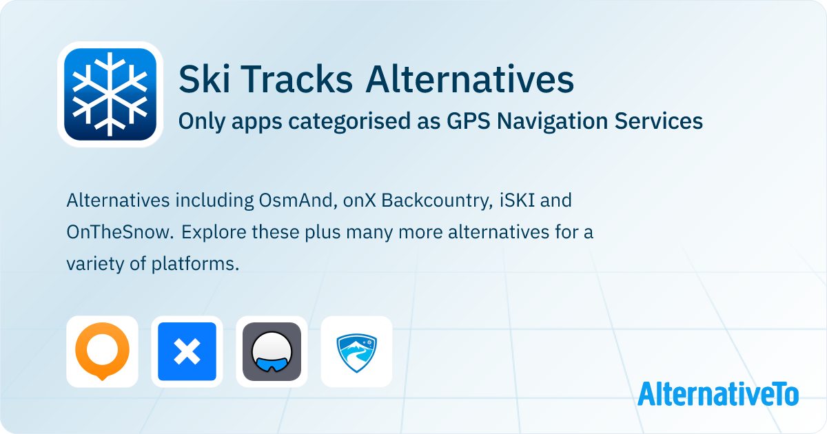 Ski Tracks Alternatives: Top 4 GPS Navigation Services | AlternativeTo