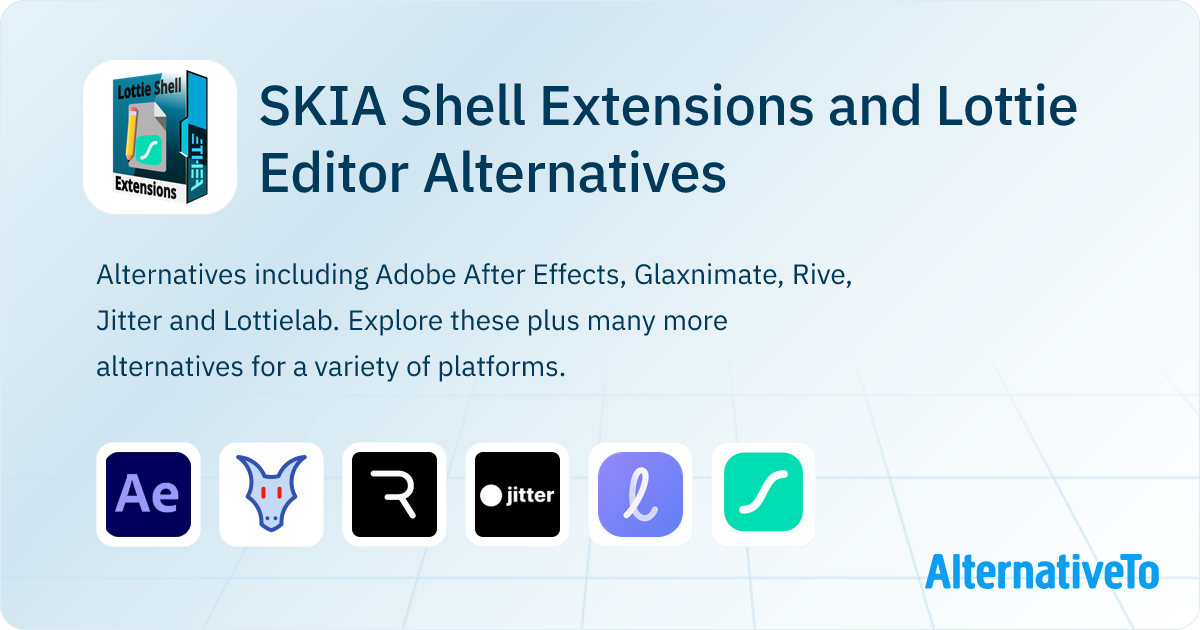 SKIA Shell Extensions and Lottie Editor Alternatives - Explore Similar ...