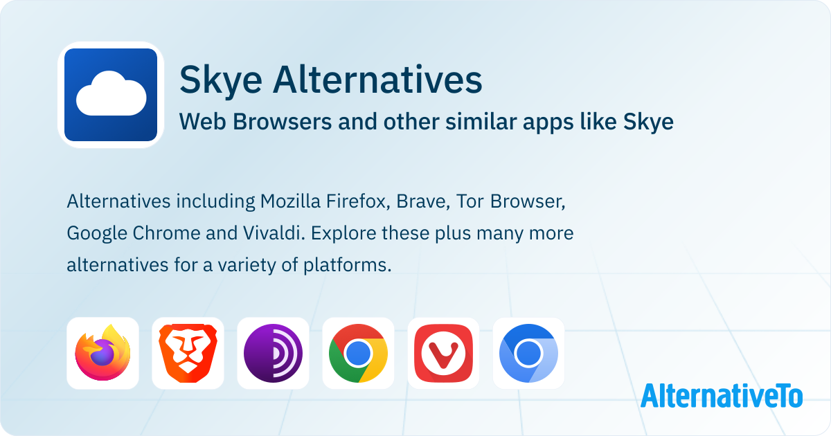 Skye Alternatives: Top 12 Web Browsers & Similar Apps | AlternativeTo