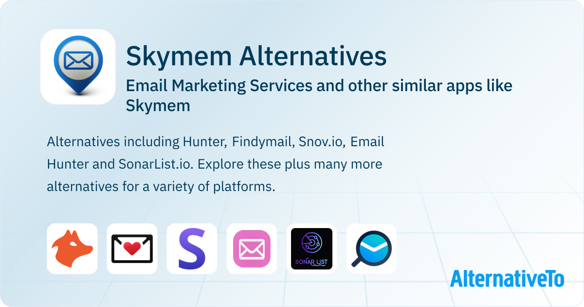 Skymem Alternatives: Top 16 Email Marketing Services & Similar Apps ...
