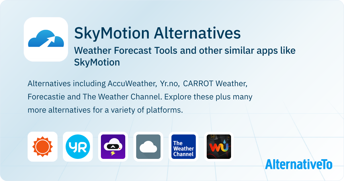 SkyMotion Alternatives: Top 12 Weather Forecast Tools & Similar Apps ...