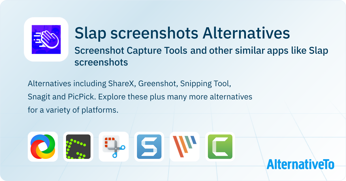 Slap screenshots Alternatives: Top 12 Screenshot Capture Tools ...