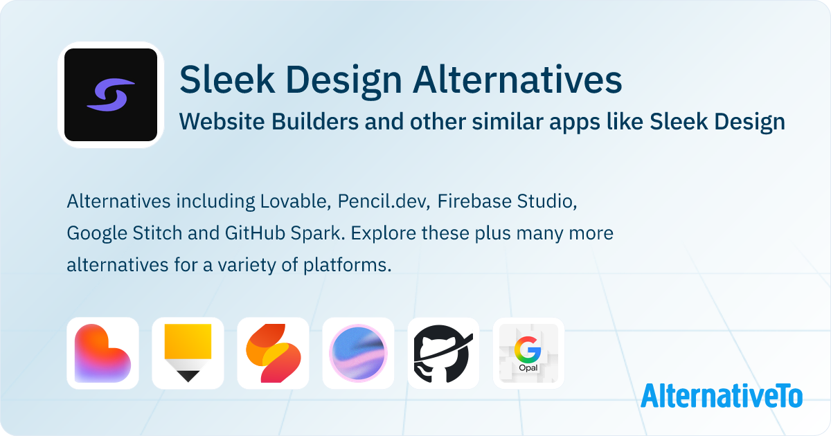 Sleek Design Alternatives: Top 12 Website Builders & Similar Websites ...