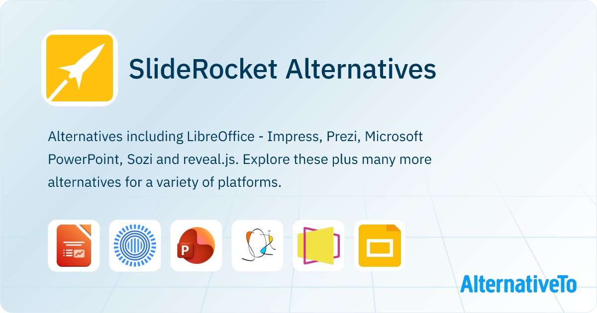 SlideRocket Alternatives - Explore Similar Sites & Apps | AlternativeTo