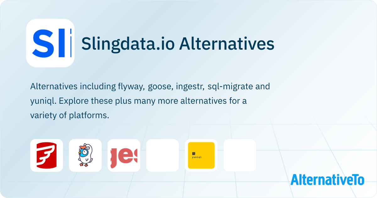 Slingdata.io Alternatives - Explore Similar Software | AlternativeTo
