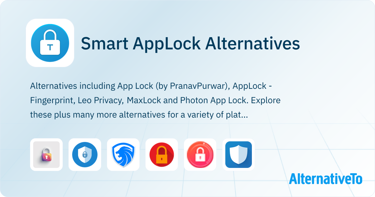 Smart AppLock Alternatives - Explore Similar Apps | AlternativeTo