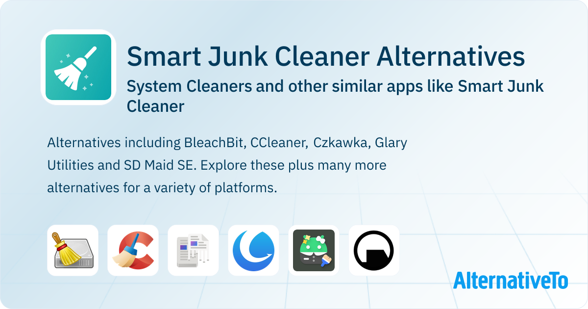 Smart Junk Cleaner Alternatives: Top 12 System Cleaners & Similar Apps ...