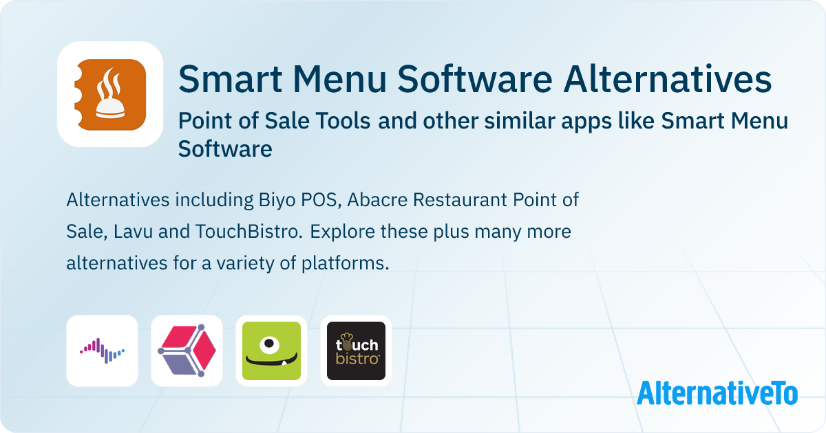 Smart Menu Software Alternatives: Top 4 Point of Sale Tools & Similar ...
