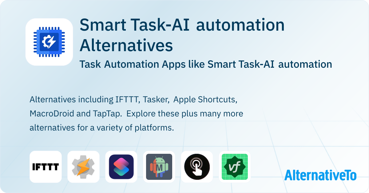 Smart Task-AI automation Alternatives: Top 6 Task Automation & Similar ...