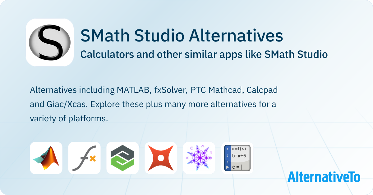 SMath Studio Alternatives - Explore Similar Apps & Services | AlternativeTo