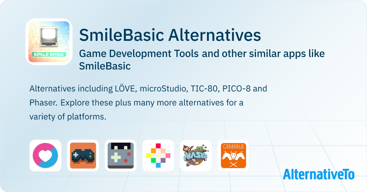 SmileBasic Alternatives: Top 12 Game Development Tools & Similar Apps ...