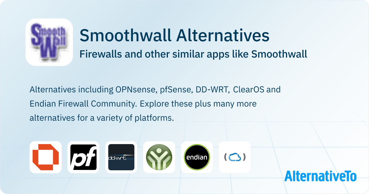 Smoothwall Alternatives: Top 13 Firewalls & Similar Apps | AlternativeTo
