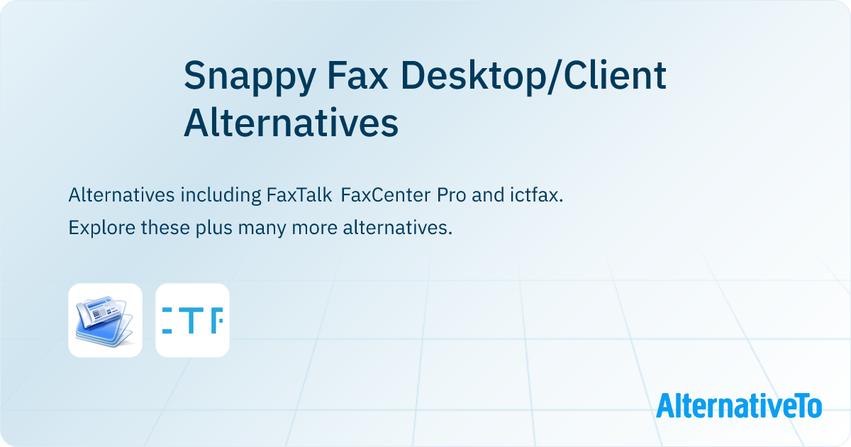 Snappy Fax Desktop/Client Alternatives - Explore Similar Software ...