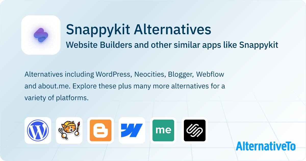 Snappykit Alternatives: Top 12 Website Builders & Similar Apps ...