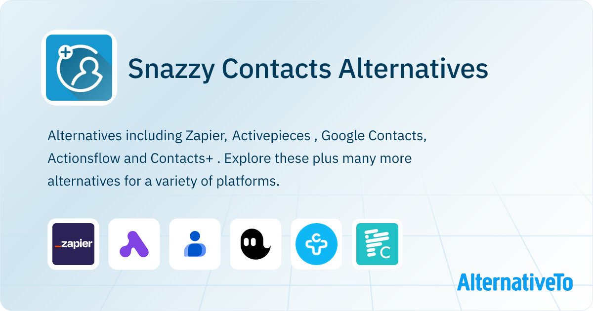 Snazzy Contacts Alternatives - Explore Similar Sites & Apps | AlternativeTo