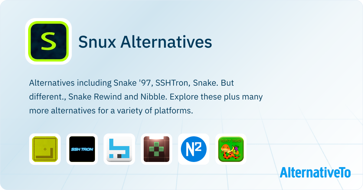Snux Alternatives - Explore Similar Software | AlternativeTo