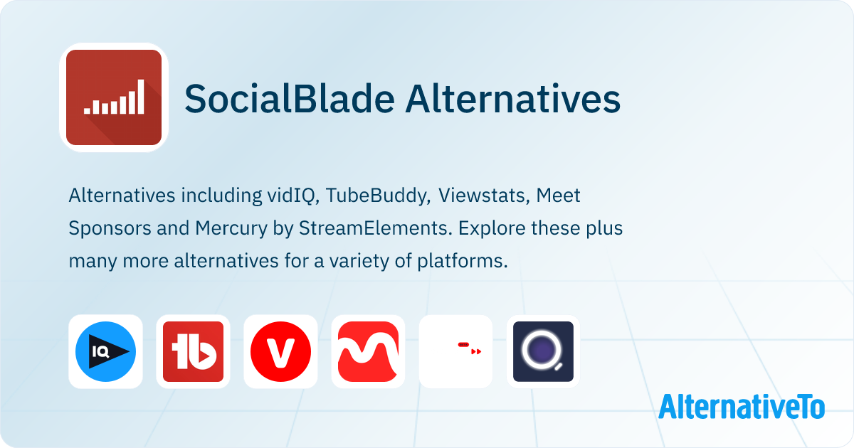 SocialBlade Alternatives - Explore Similar Apps & Services | AlternativeTo