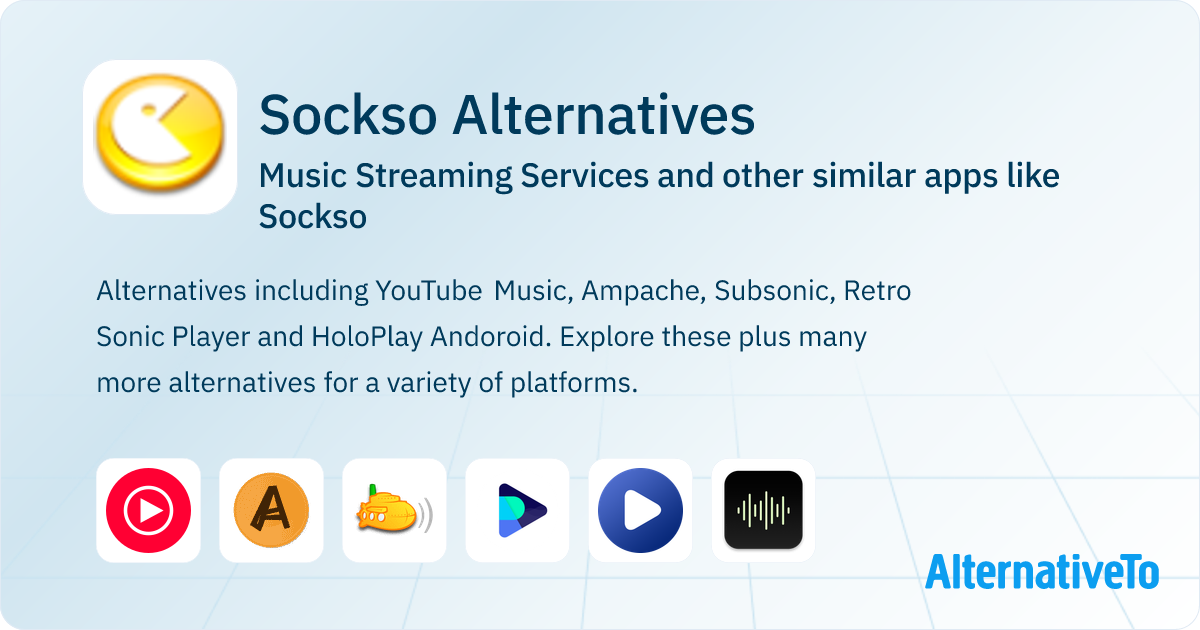 Sockso Alternatives: Top 22 Music Streaming Services & Similar Apps ...
