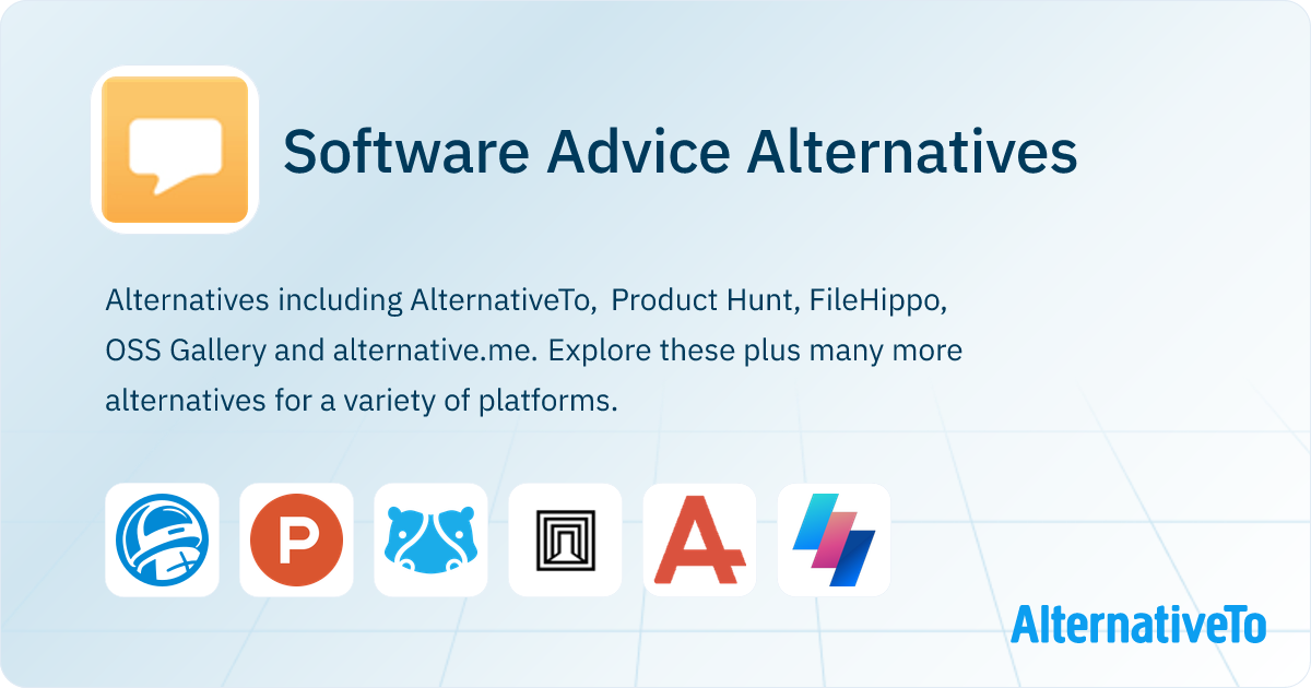 Software Advice Alternatives - Explore Similar Sites & Apps | AlternativeTo