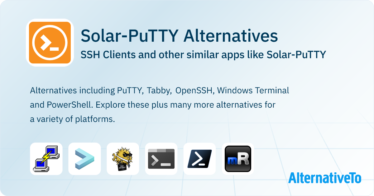 Solar-PuTTY Alternatives: Top 24 SSH Clients & Similar Apps | AlternativeTo
