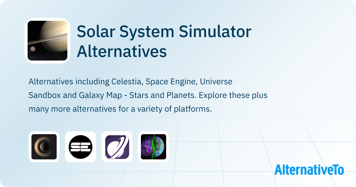 Solar System Simulator Alternatives - Explore Similar Games | AlternativeTo