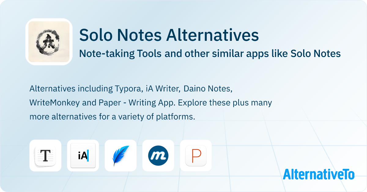 Solo Notes Alternatives: Top 5 Note-taking Tools & Similar Apps ...