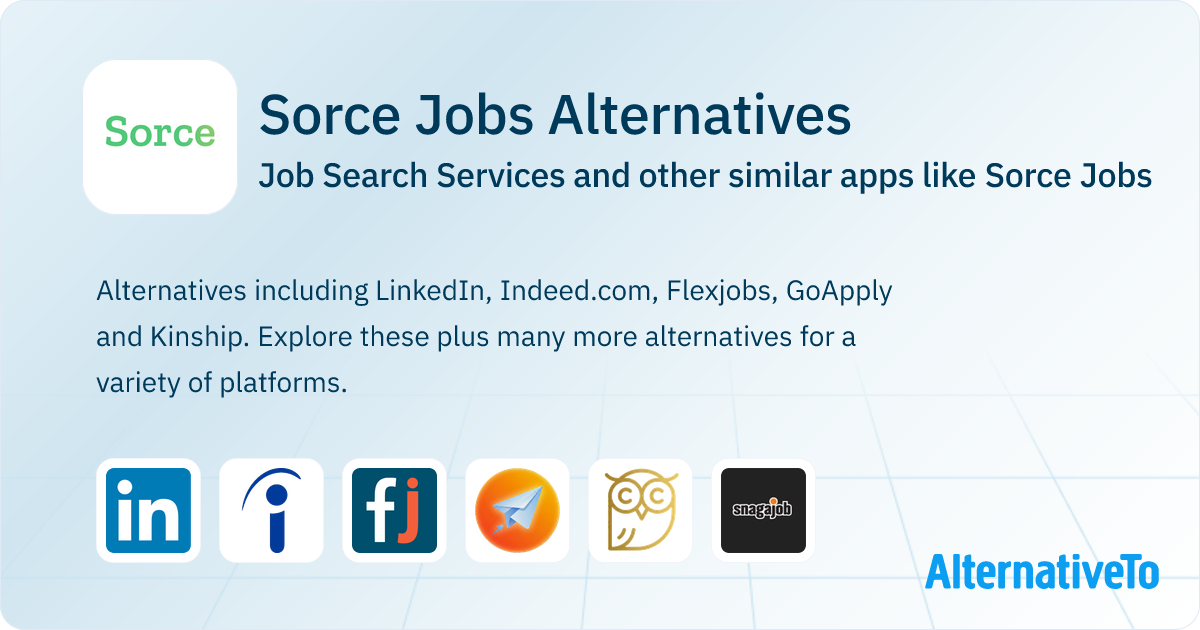 Sorce Jobs Alternatives: Top 12 Job Search Services & Similar Apps ...