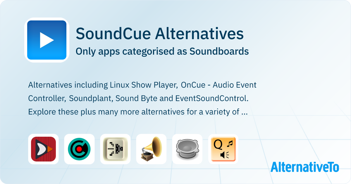 SoundCue Alternatives: Top 9 Soundboards | AlternativeTo