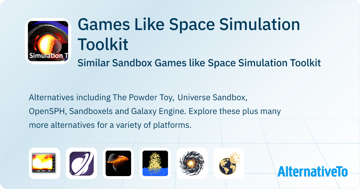 Games Like Space Simulation Toolkit: Similar Sandbox Games 2026 ...