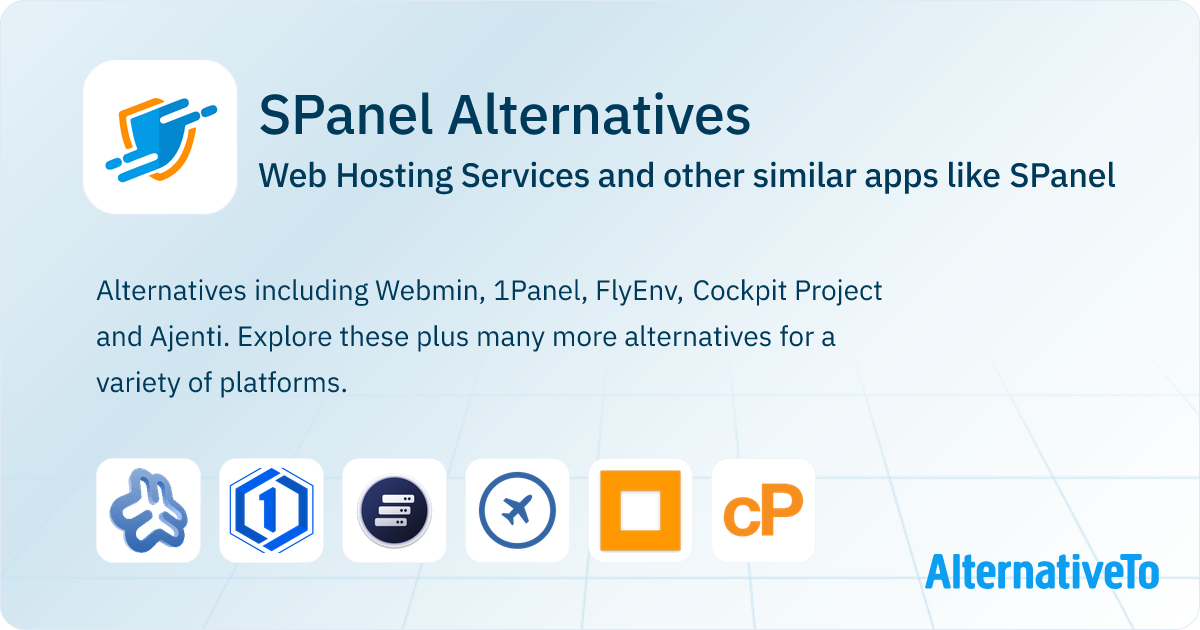 SPanel Alternatives: Top 12 Web Hosting Services & Similar Apps ...