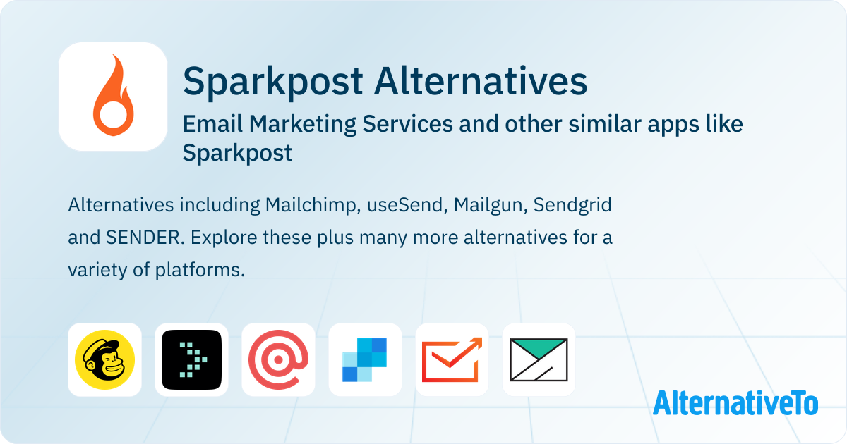 Sparkpost Alternatives: Top 12 Email Marketing Services & Similar Apps ...