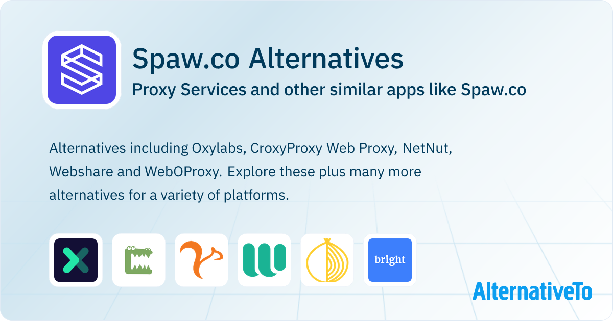 Spaw.co Alternatives: Top 12 Proxy Services & Similar Websites ...