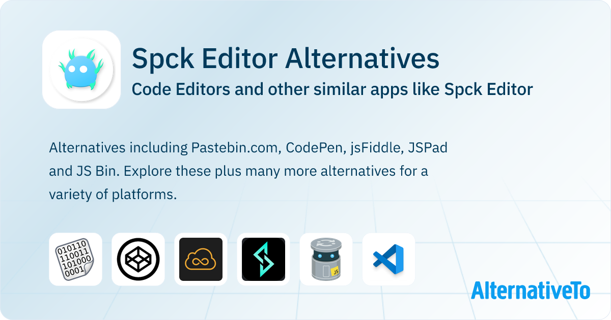 Spck Editor Alternatives: Top 12 Code Editors & Similar Apps ...