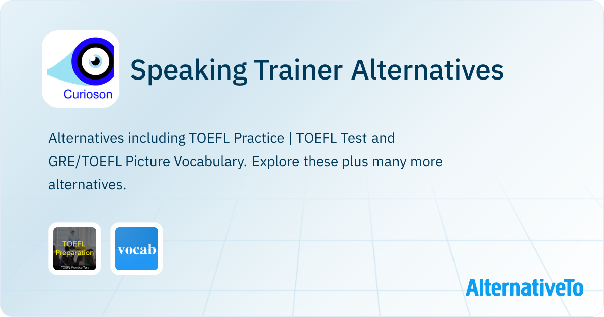Speaking Trainer Alternatives - Explore Similar Sites & Apps ...