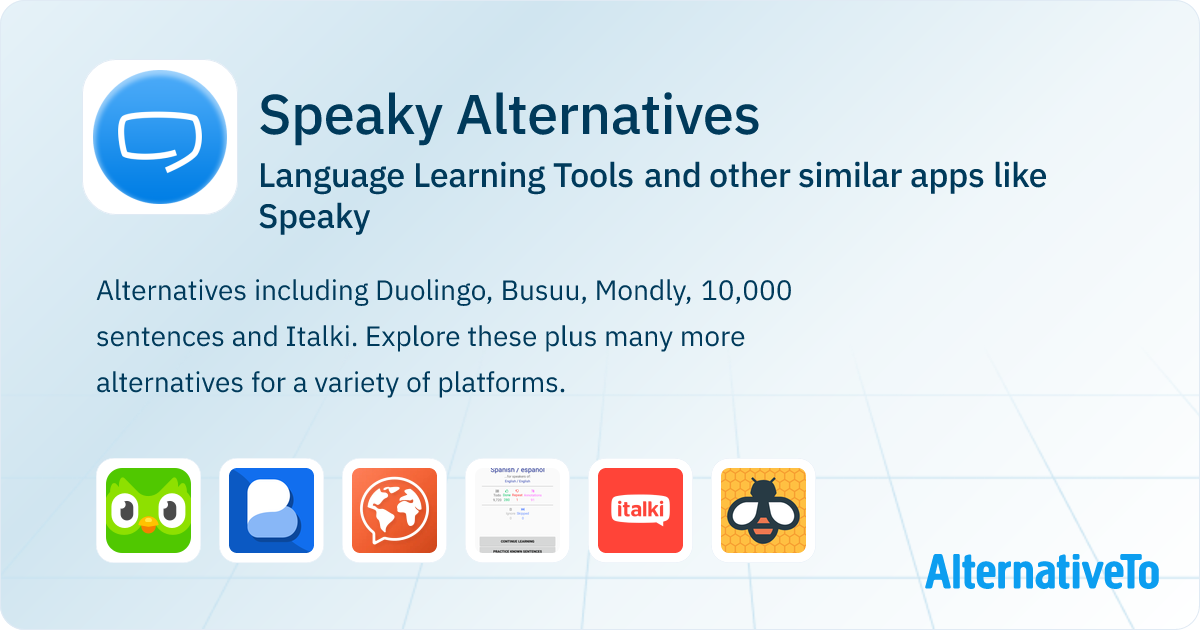 Speaky Alternatives: Top 16 Language Learning Tools & Similar Apps ...