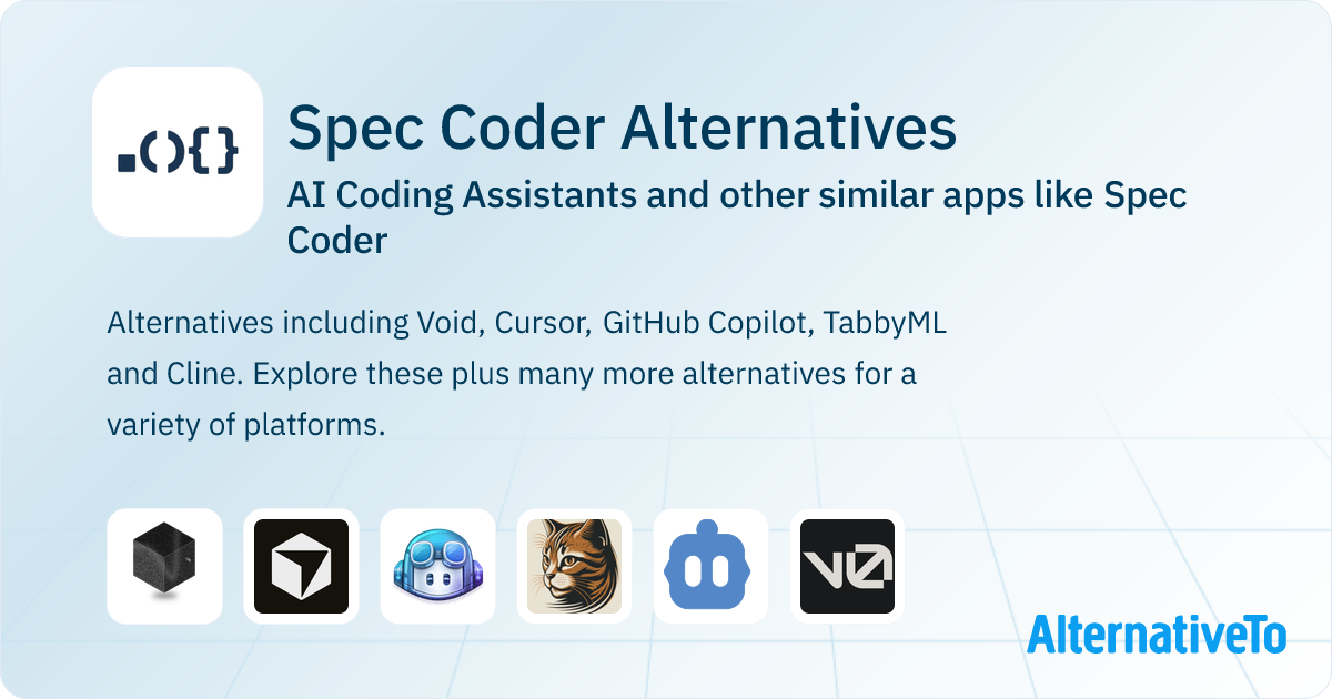 Spec Coder Alternatives: Top 12 AI Coding Assistants & Similar Apps ...