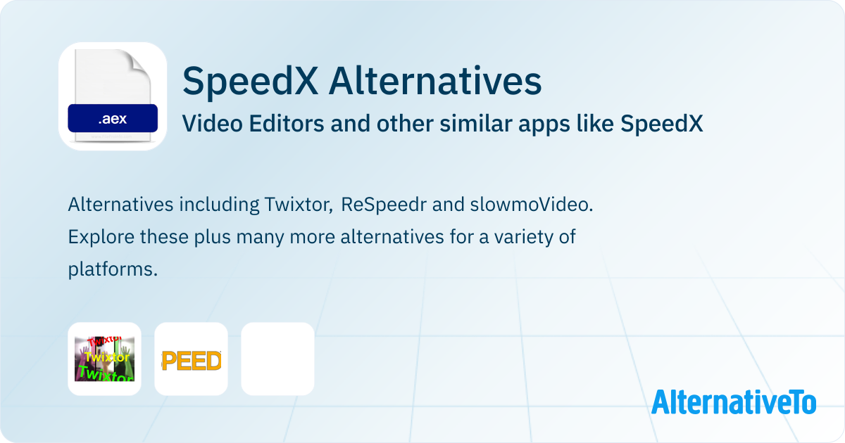 SpeedX Alternatives: Top 3 Video Editors & Similar Apps | AlternativeTo
