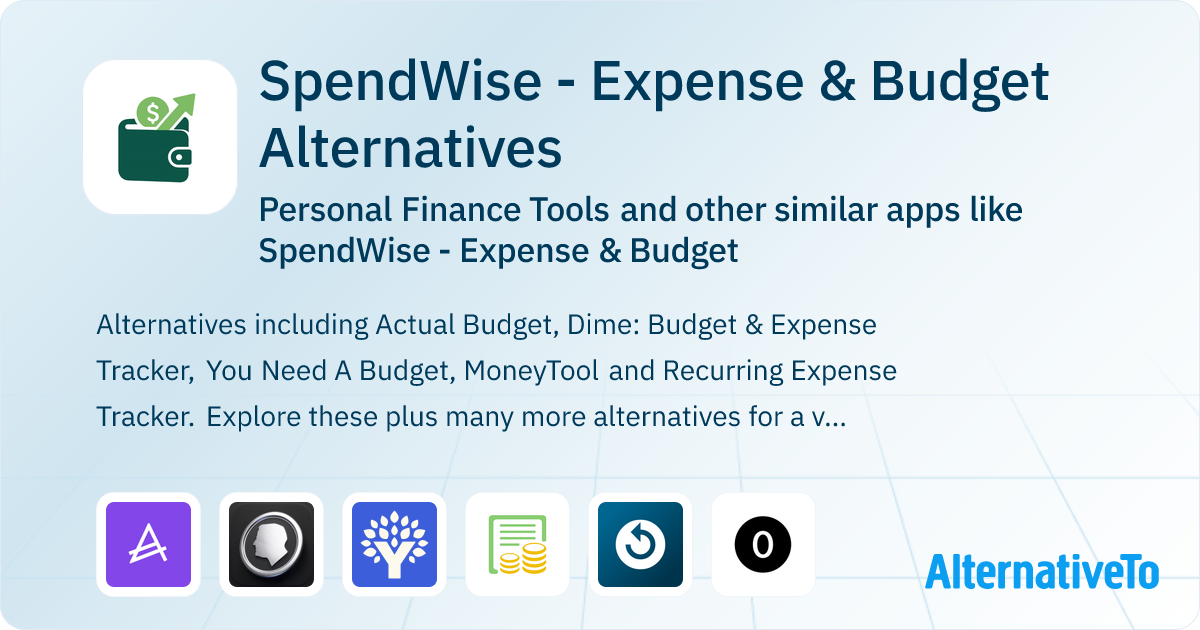 SpendWise - Expense & Budget Alternatives: Top 6 Personal Finance Tools ...