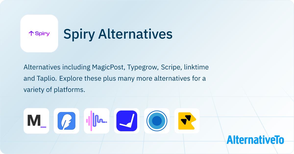 Spiry Alternatives - Explore Similar Sites & Apps | AlternativeTo