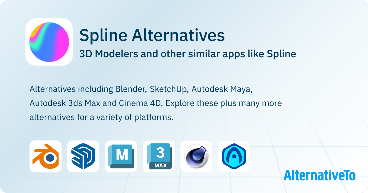 Spline Alternatives: Top 21 3D Modelers & Similar Apps | AlternativeTo